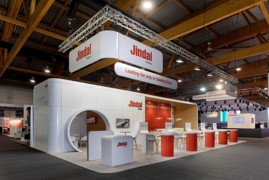 Trade Show Booth Design Ideas - Exhibit Hanging Sign Realizations